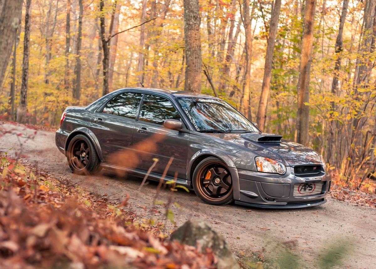 'subaru impreza wrx sti' Poster by Spot Cars | Displate