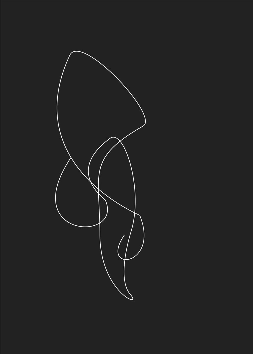 'line4' Poster, picture, metal print, paint by Ratna Mutia Dewi | Displate