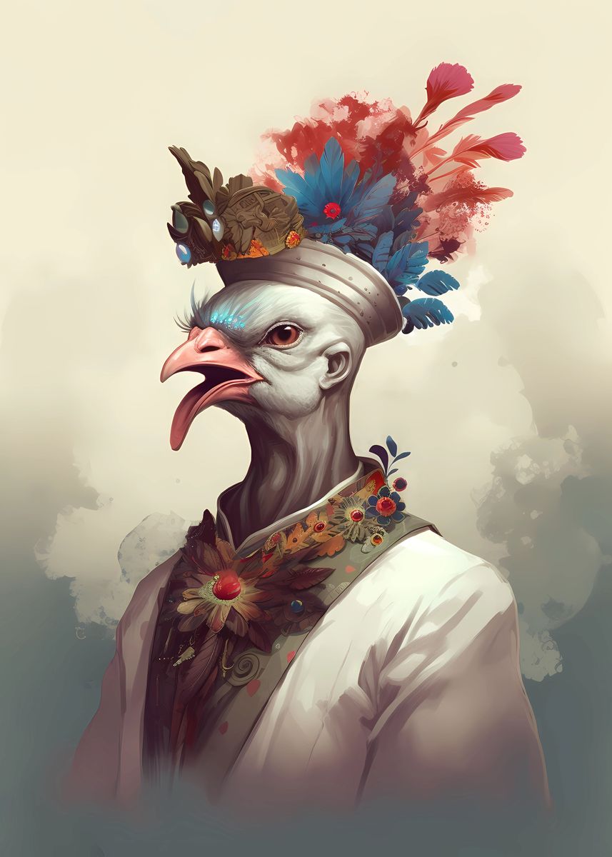 'Turkey Whimsical' Poster, picture, metal print, paint by Shangri La ...