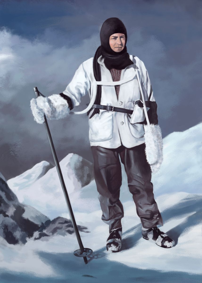 'Treveller' Poster, picture, metal print, paint by Anna Butova | Displate