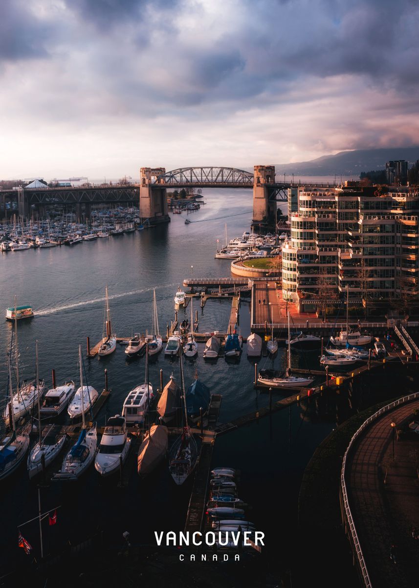 'Vancouver ' Poster, picture, metal print, paint by Explore Universe ...