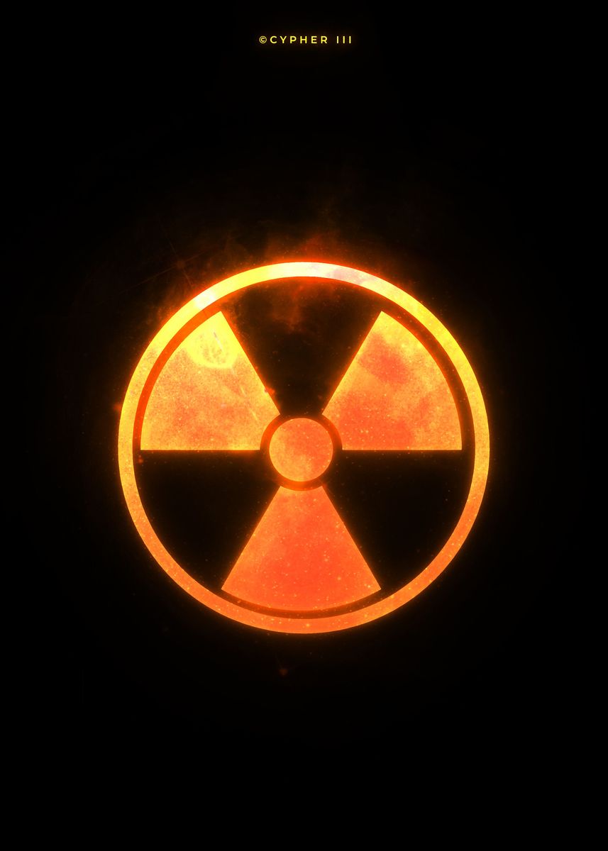 'Radioactive sign' Poster, picture, metal print, paint by cypher the ...
