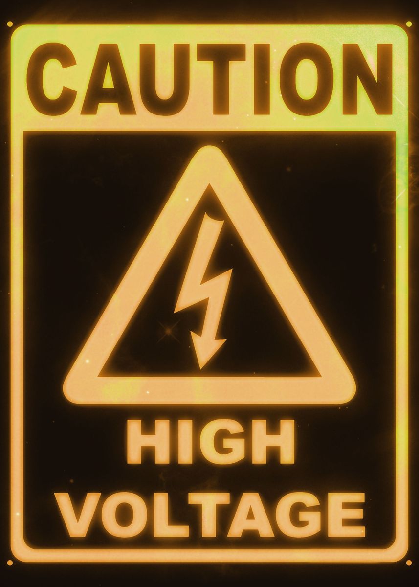 'HIGH VOLTAGE' Poster, picture, metal print, paint by cypher the third ...