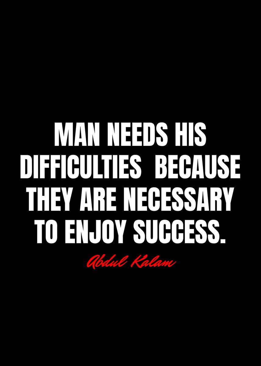 'Abdul Kalam Quotes' Poster, picture, metal print, paint by Best Quotes ...