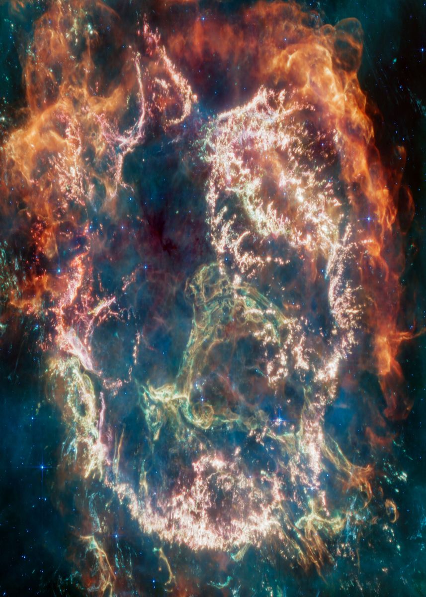 'JWST Supernova Remnant' Poster, picture, metal print, paint by Space ...