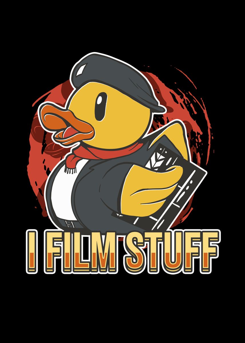 'I Film Stuff' Poster, picture, metal print, paint by ZS C O M M E R C ...