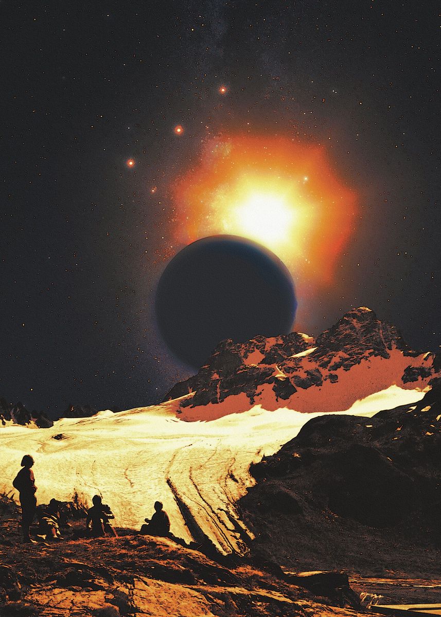 'A Snowbound Odyssey' Poster, picture, metal print, paint by Jess ...