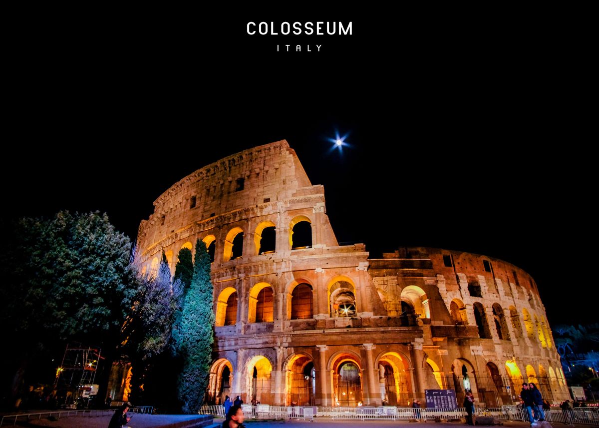 'Colosseum ' Poster by Famous City | Displate