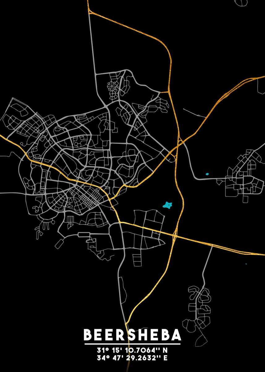 'Beersheba Israel' Poster, picture, metal print, paint by Clayborne ...