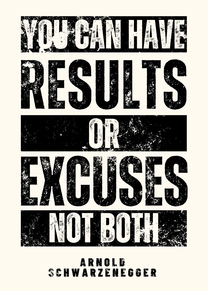 'Gym Motivational Quote' Poster, picture, metal print, paint by Yess ...