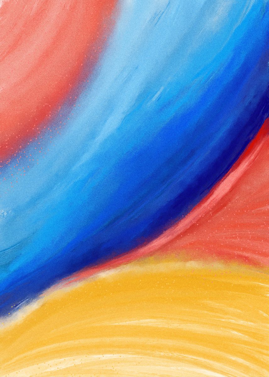 'Color Barrier Poster' Poster, picture, metal print, paint by Gokan ...