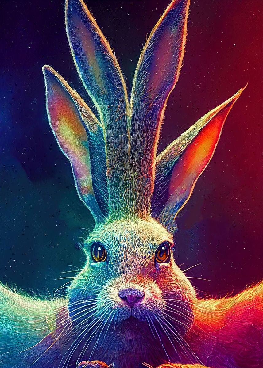 'Hare ' Poster by Ralph Frankenberg | Displate