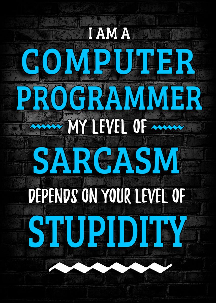 'Programmer ' Poster, picture, metal print, paint by Metal Posters ...