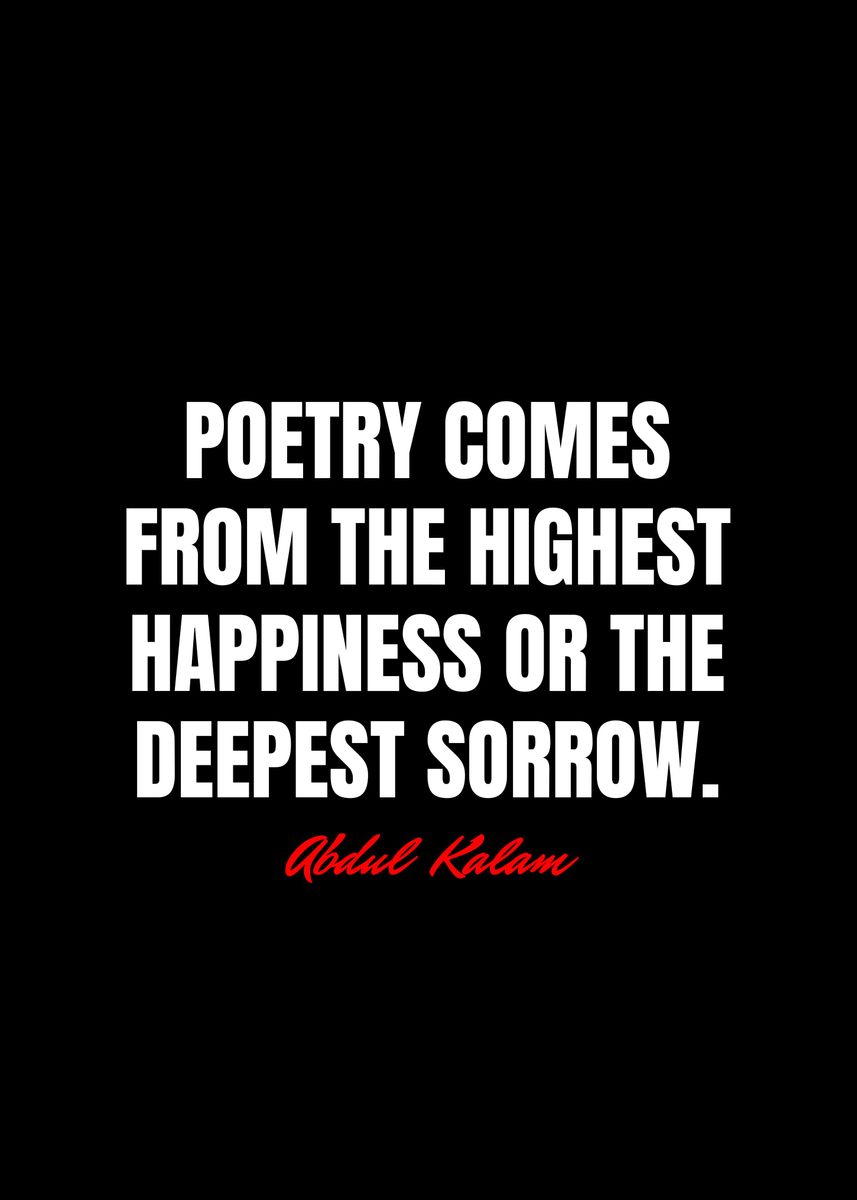 'Abdul Kalam Quotes' Poster, picture, metal print, paint by Best Quotes ...