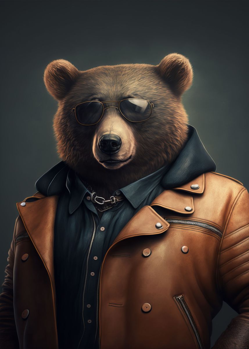 'Chuck noris bear' Poster by Designersen | Displate