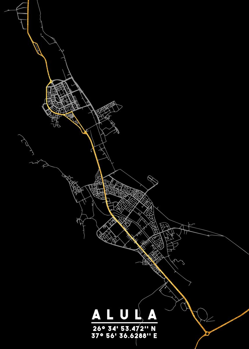 'Alula Saudi Arabia' Poster, picture, metal print, paint by Clayborne ...