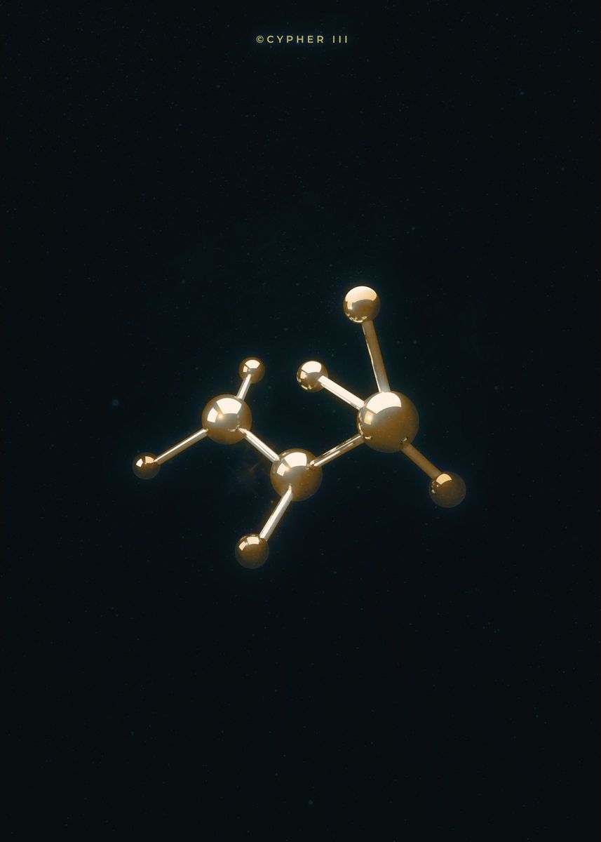 'Molecule' Poster, picture, metal print, paint by cypher the third ...