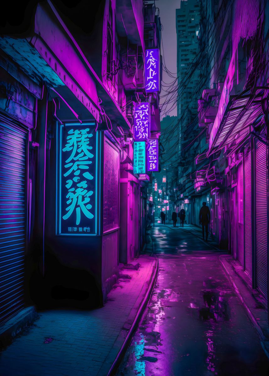 'Cyberpunk Tone' Poster, picture, metal print, paint by Creative YS ...