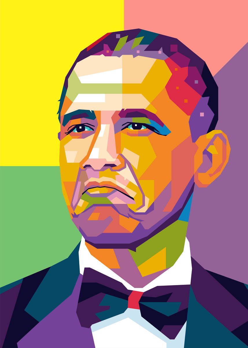 'OBAMA MEME' Poster, picture, metal print, paint by Muifatin | Displate