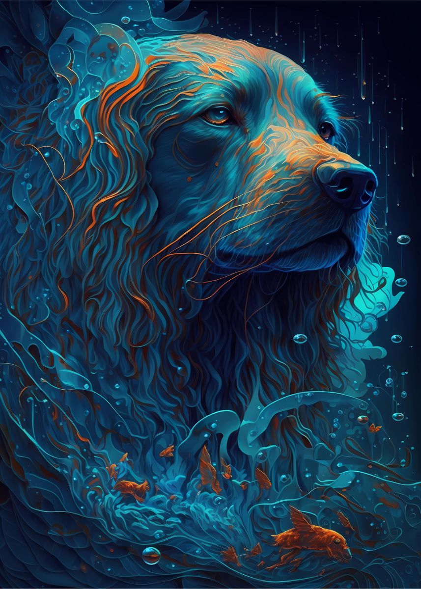 'Irish Setter Dog Storybook' Poster by Cassidee Merrittcan | Displate
