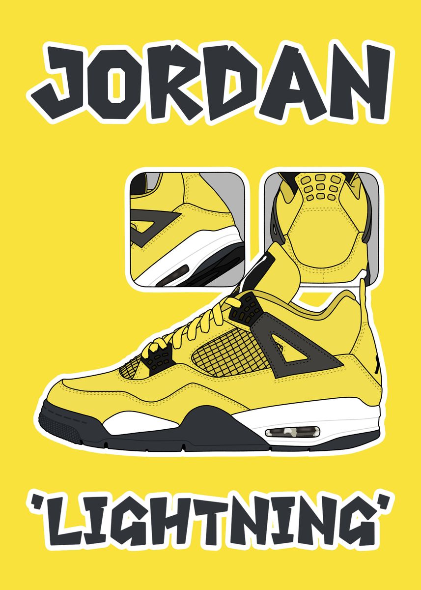 'yellow shoes' Poster by Erico plok | Displate