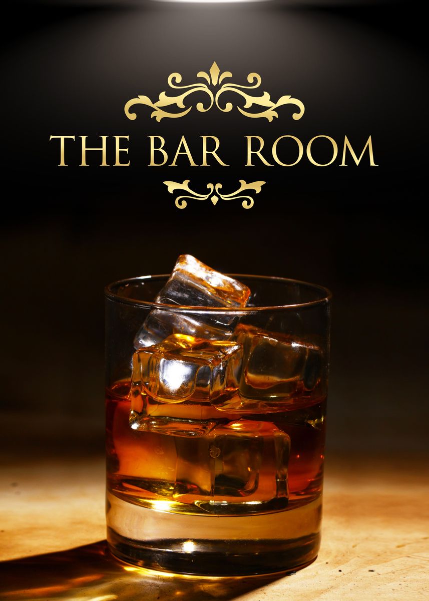 'The Bar Room' Poster, picture, metal print, paint by 84PixelDesign ...