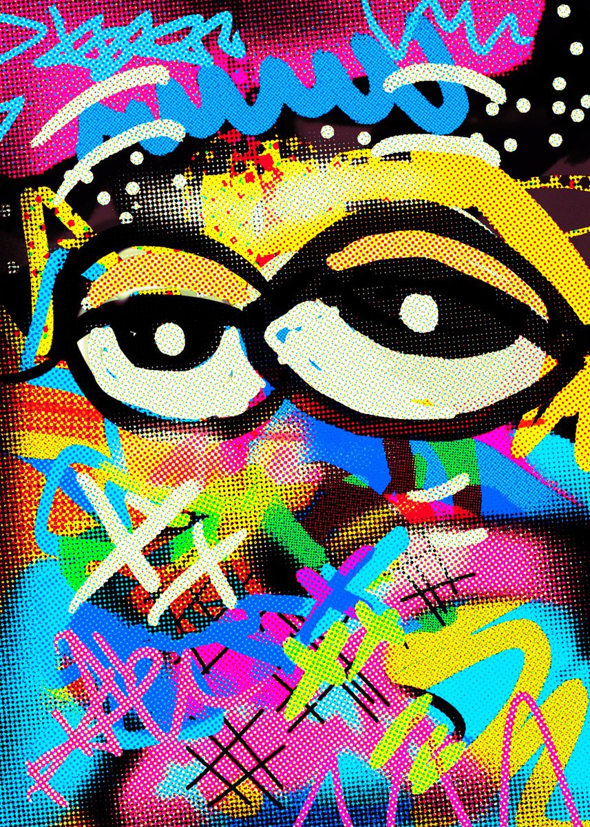 'Graffiti Pop Street Art ' Poster, picture, metal print, paint by ART ...