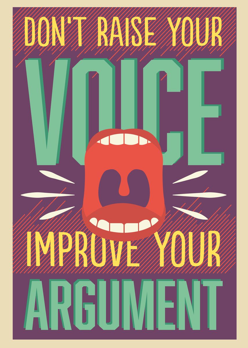 'Powerful Words Quote' Poster by NIZAM KHAN | Displate