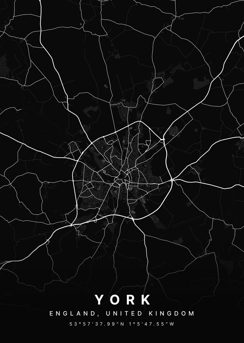 'York England' Poster, picture, metal print, paint by Kemi | Displate