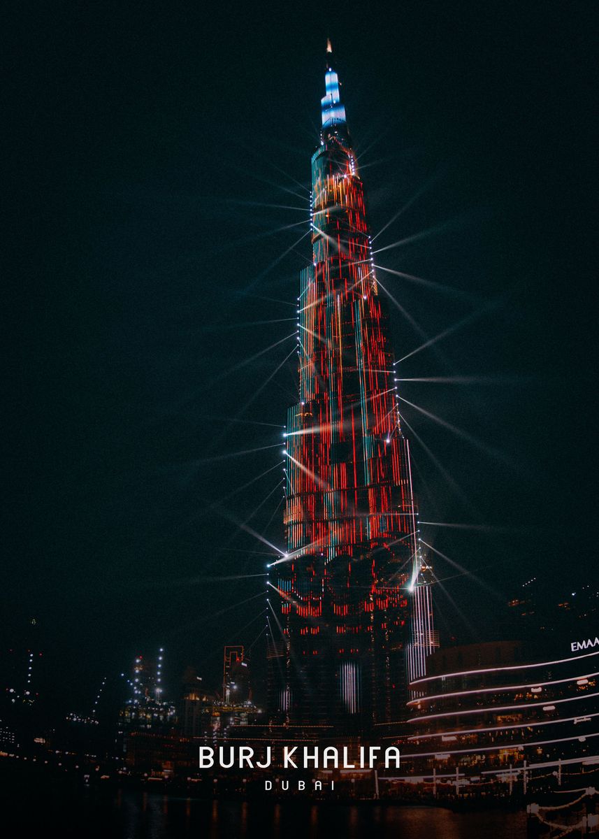 'Burj Khalifa ' Poster by Travel Addict | Displate