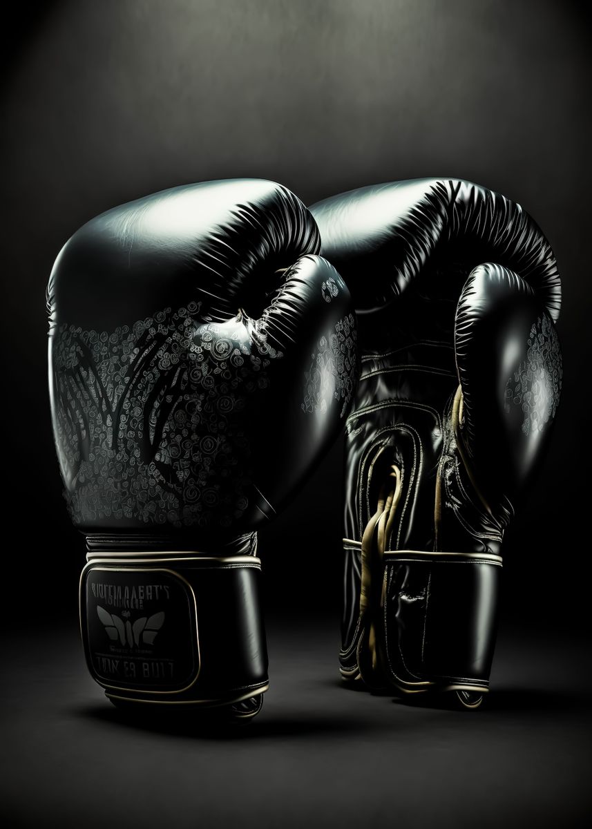 'Boxing Gloves ' Poster, picture, metal print, paint by Zachariah ...