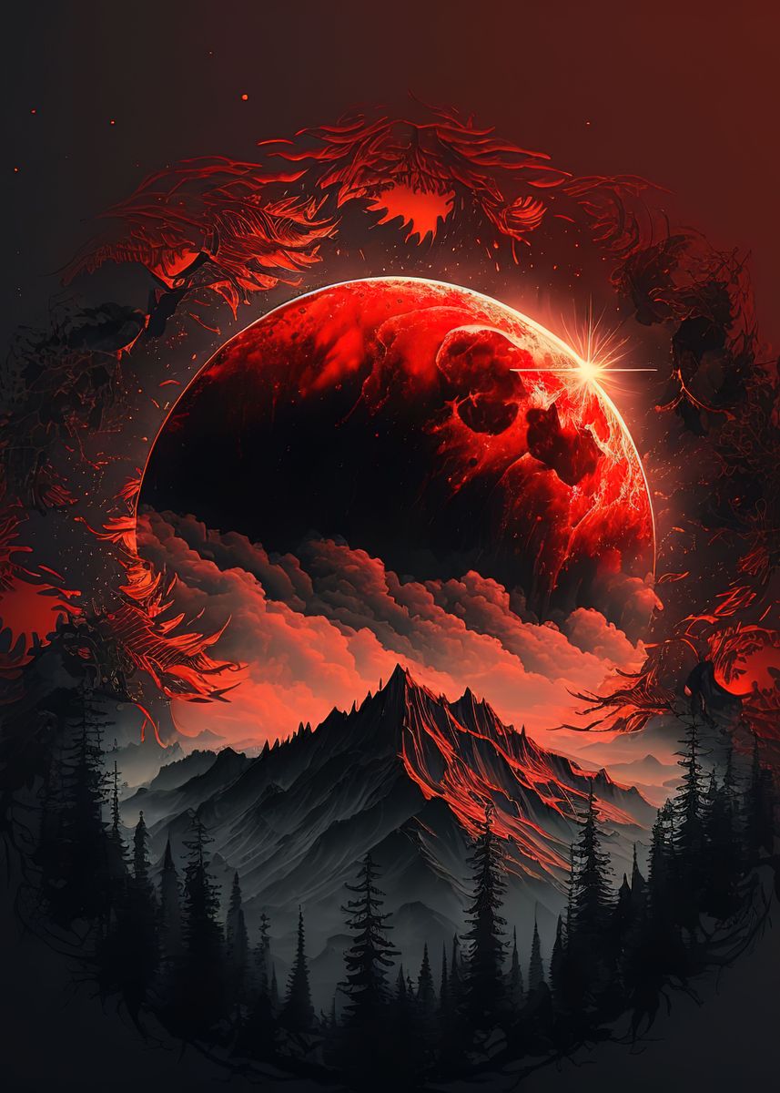 Dark Red Moon