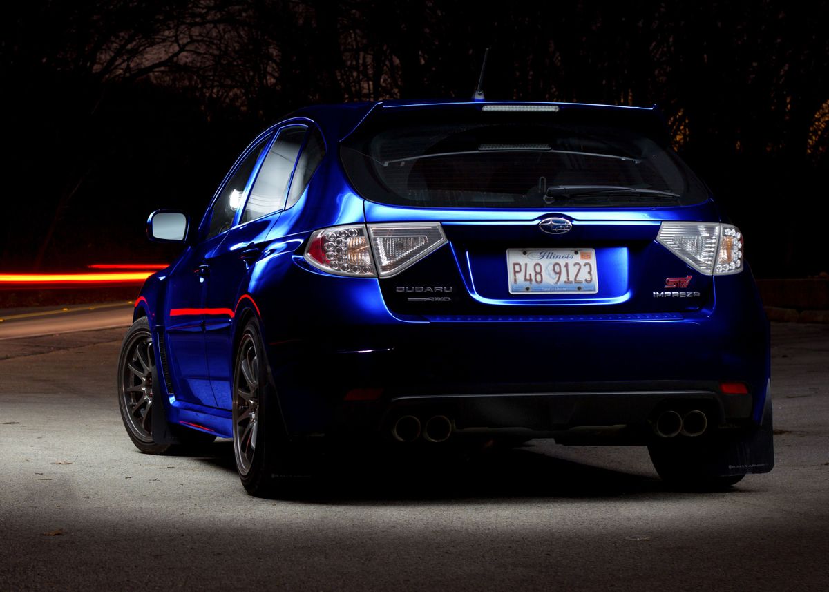 'subaru wrx' Poster by Spot Cars | Displate