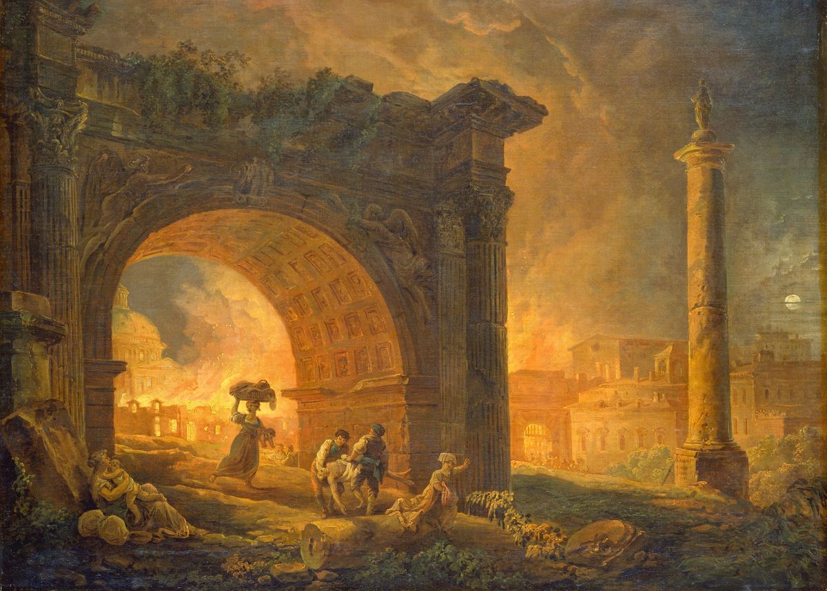 'Roman Ruins' Poster by tony4urban | Displate