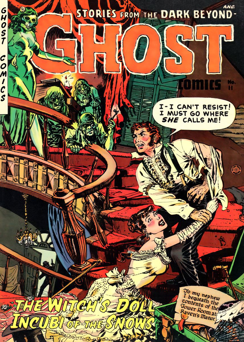 'Ghost Comics 11' Poster, picture, metal print, paint by Steel Canvas ...