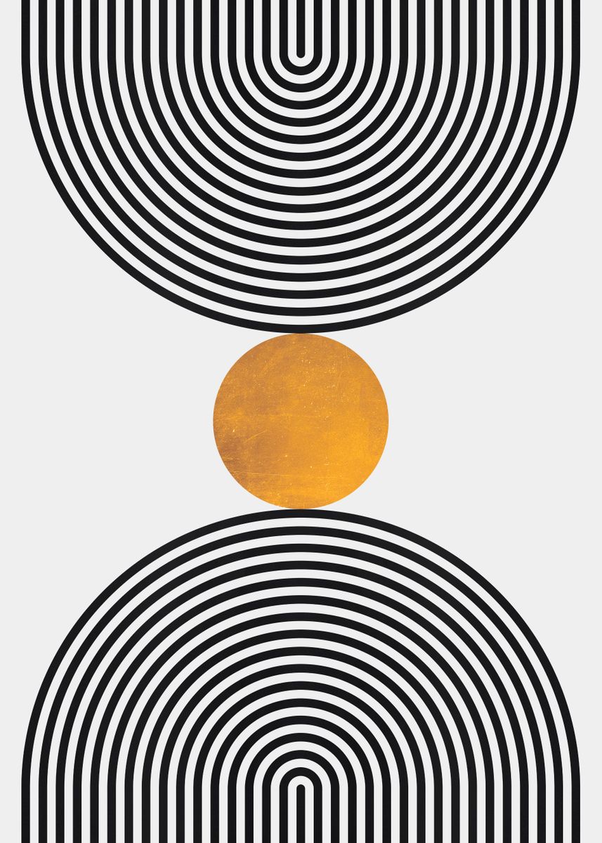 'Metal and gold art 07' Poster, picture, metal print, paint by Vitor ...