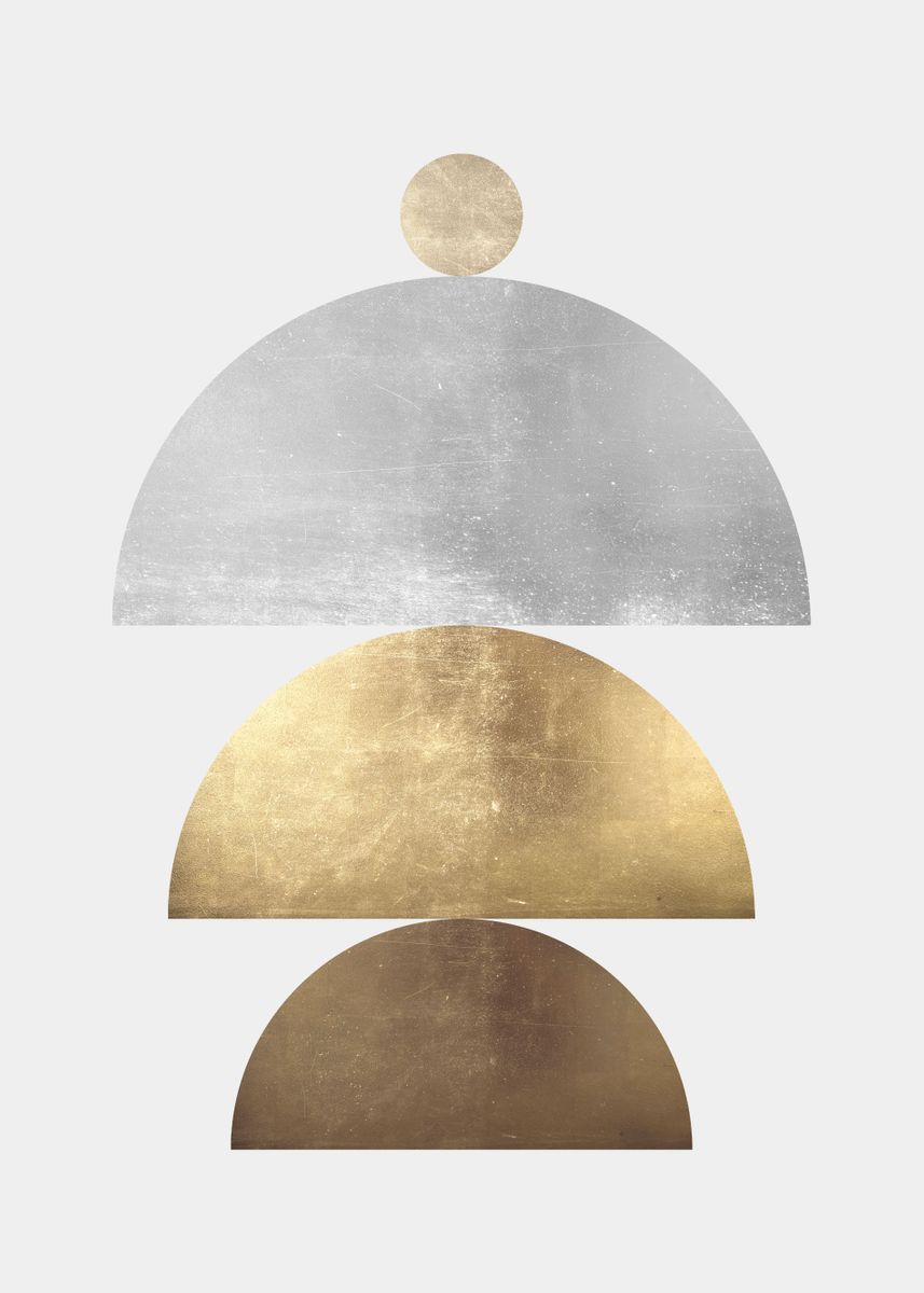 'Metal and gold art 03' Poster by Vitor Costa | Displate