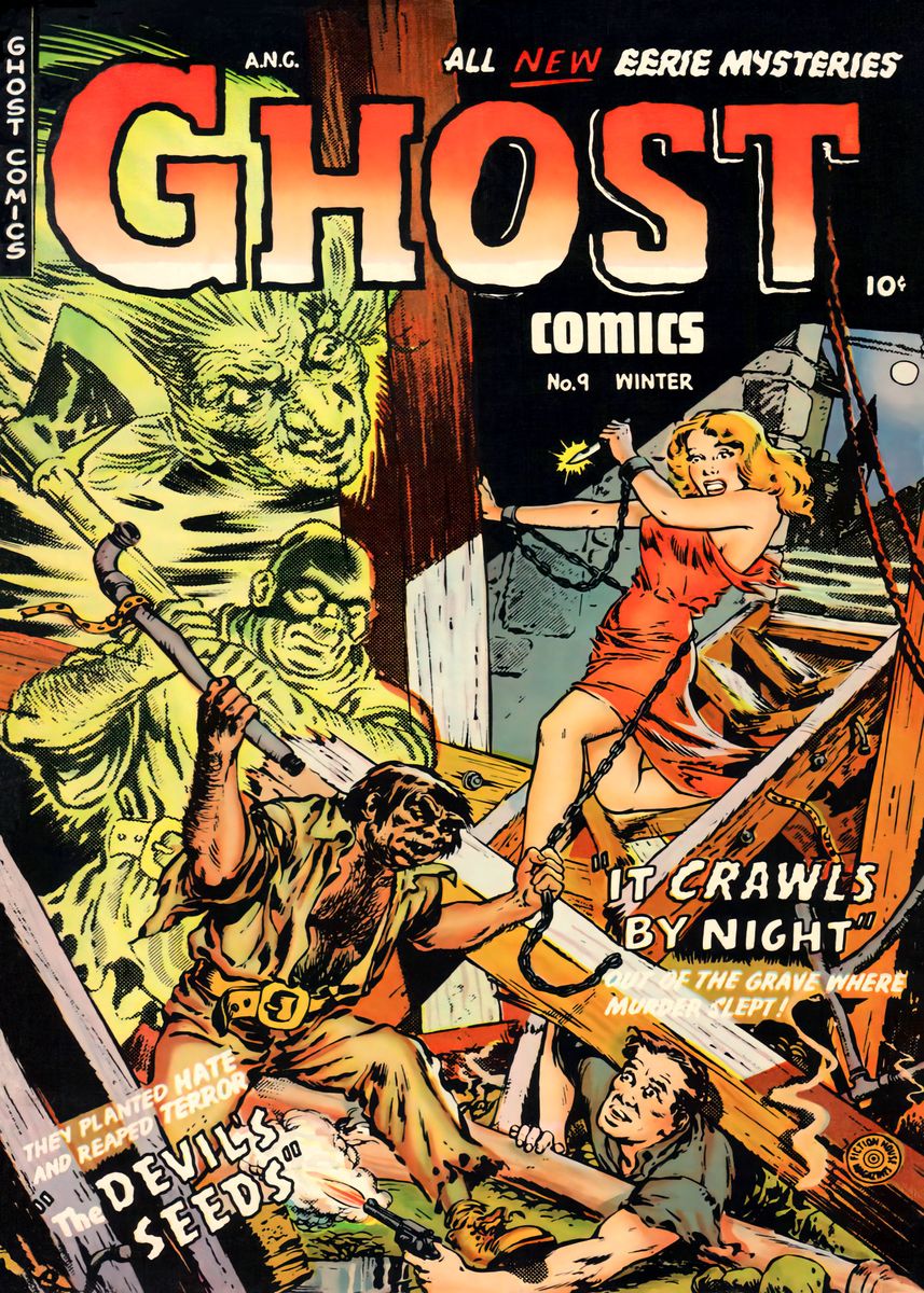 'Ghost Comics 09' Poster, picture, metal print, paint by Steel Canvas ...
