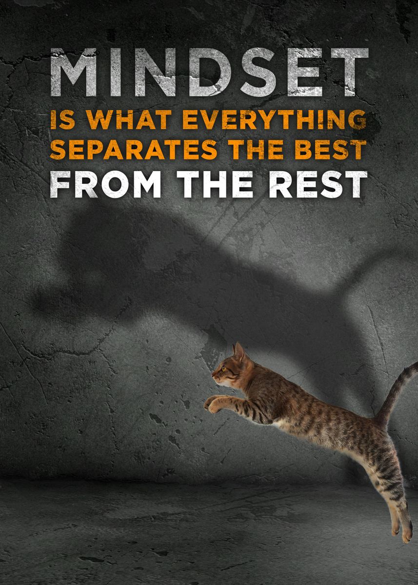 'The Best Mindset' Poster, picture, metal print, paint by HOLOSOMNIA ...