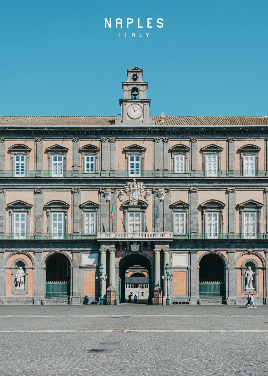 'Naples ' Poster, picture, metal print, paint by Famous City | Displate