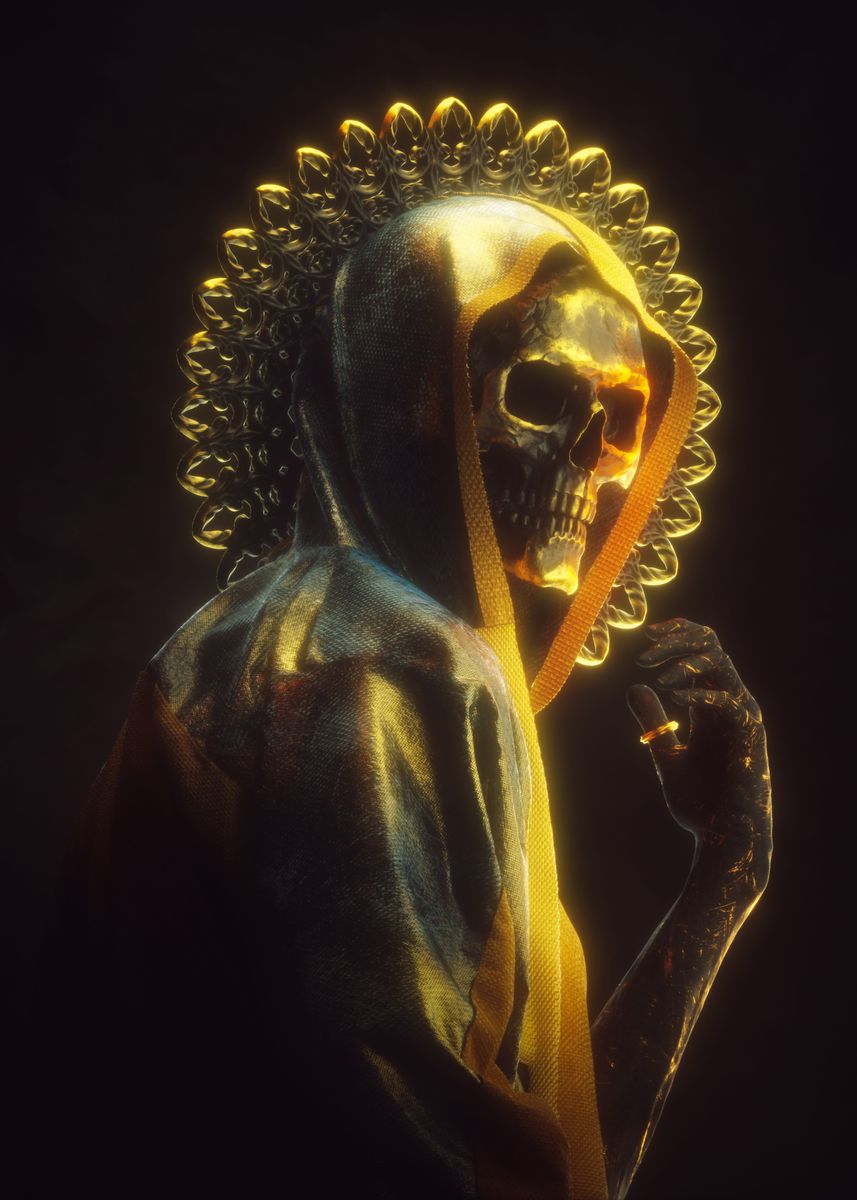 'Golden Revenant' Poster, picture, metal print, paint by restlessperson ...