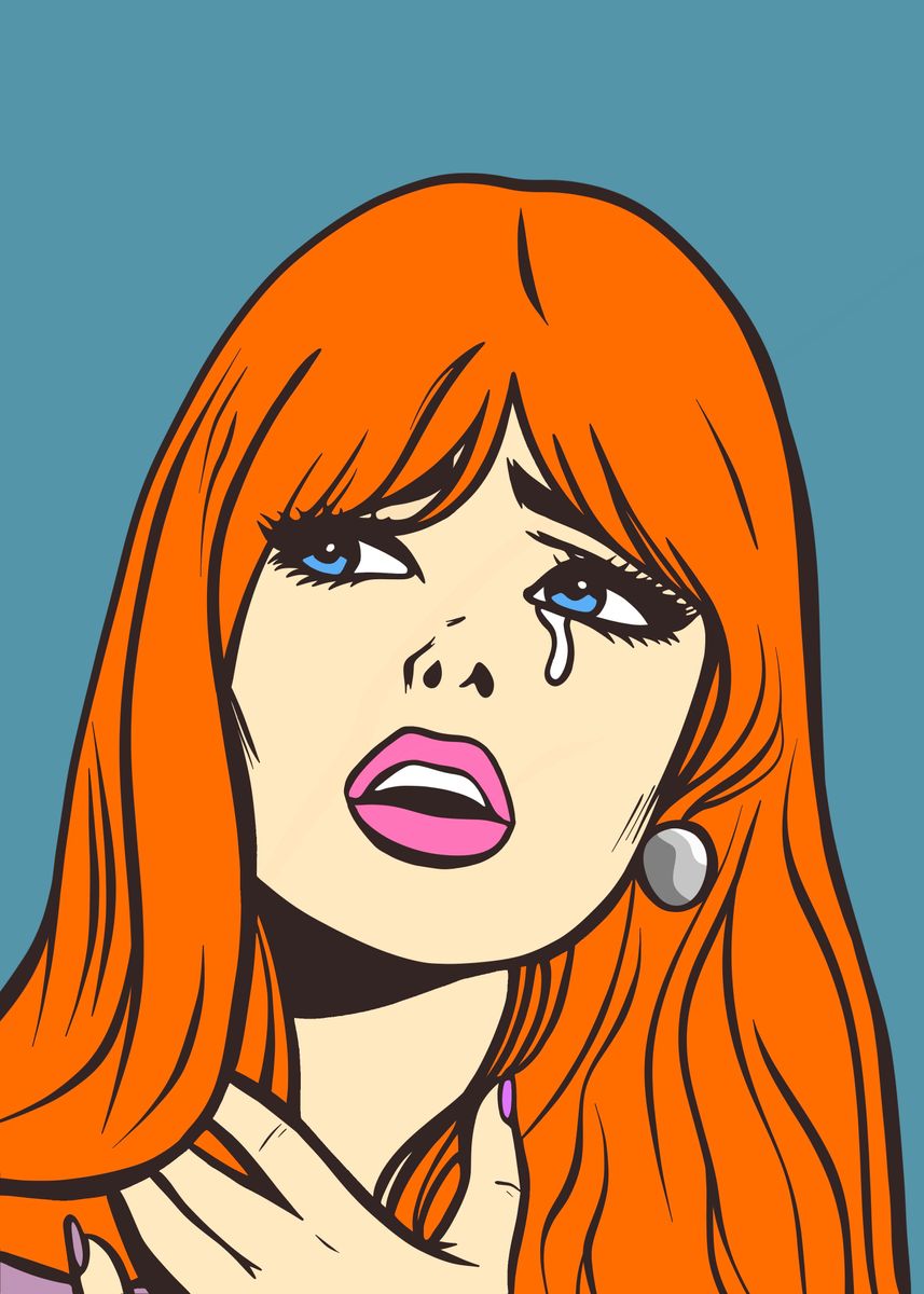 'Cry' Poster by Mild pic | Displate