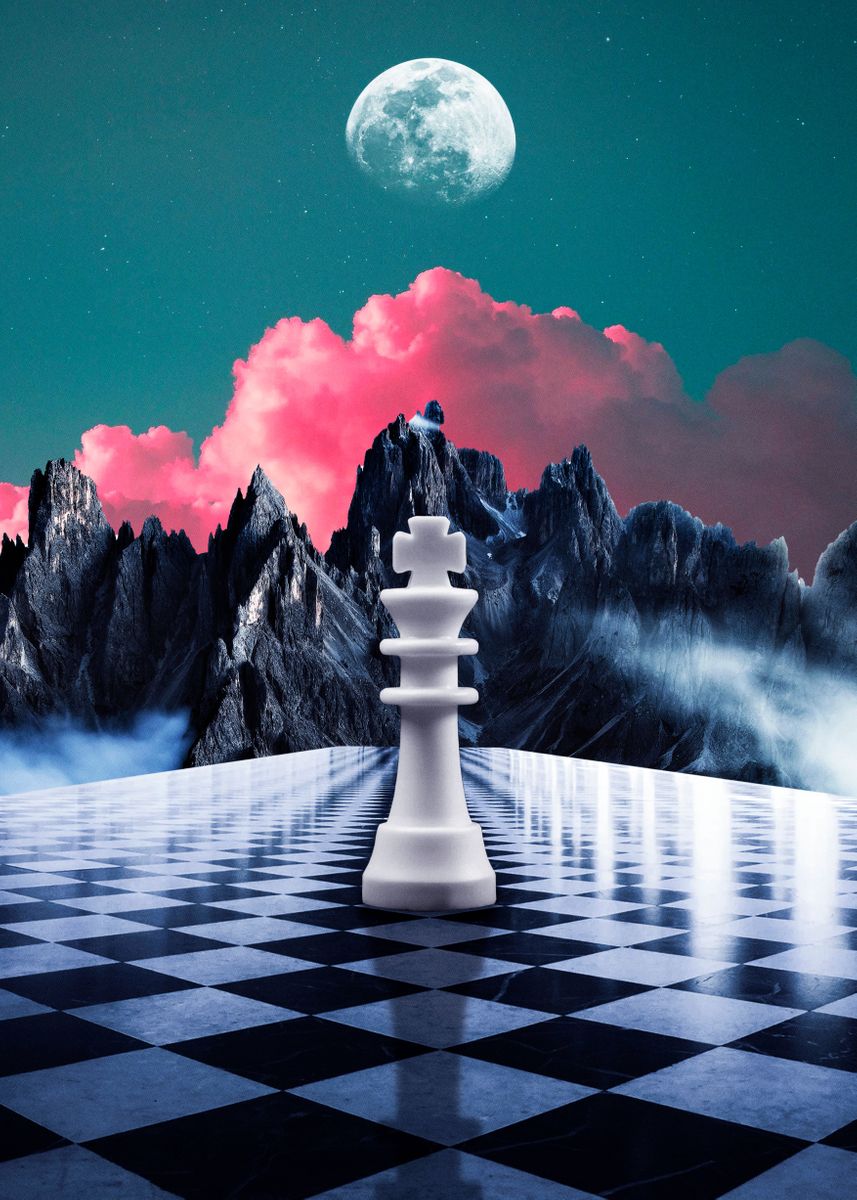 'CHECKMATE' Poster, picture, metal print, paint by LFHCS | Displate