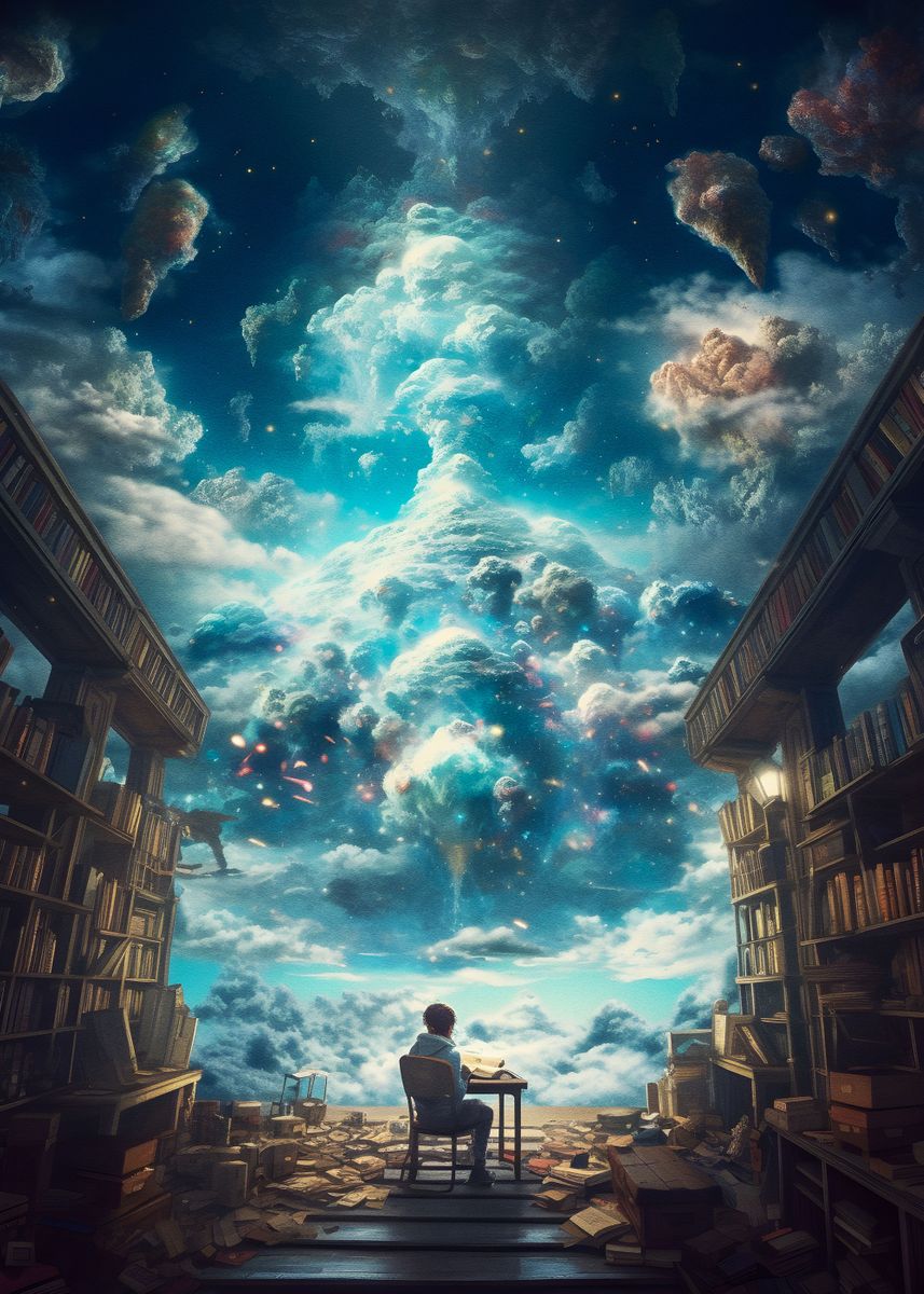 'Dream Book' Poster, picture, metal print, paint by Muhammad Irsan ...