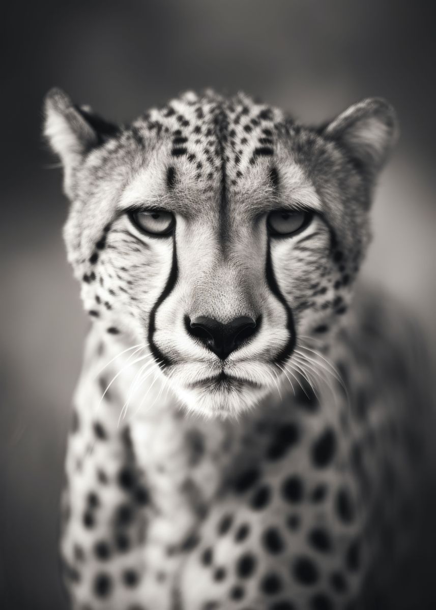 'Speed Demon Wild Cheetah' Poster, picture, metal print, paint by ...