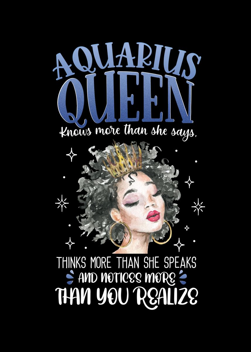 'Aquarius Queen' Poster by Steven Zimmer | Displate