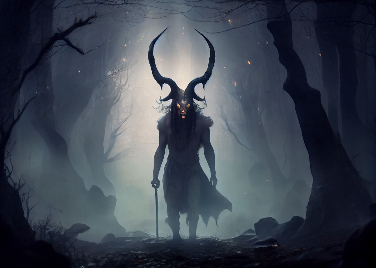 'Forest demon' Poster by Below Horizon | Displate