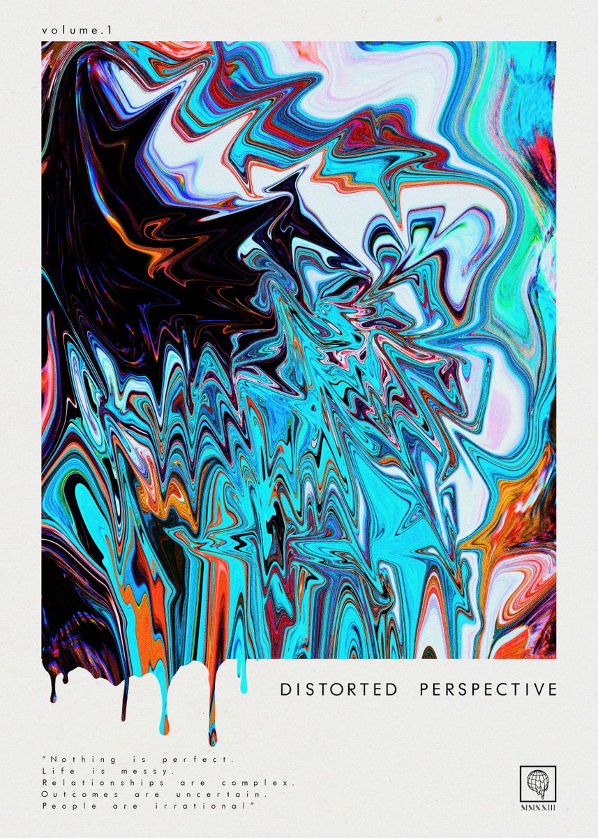 'Distorted Perspective Art' Poster, picture, metal print, paint by Jon ...