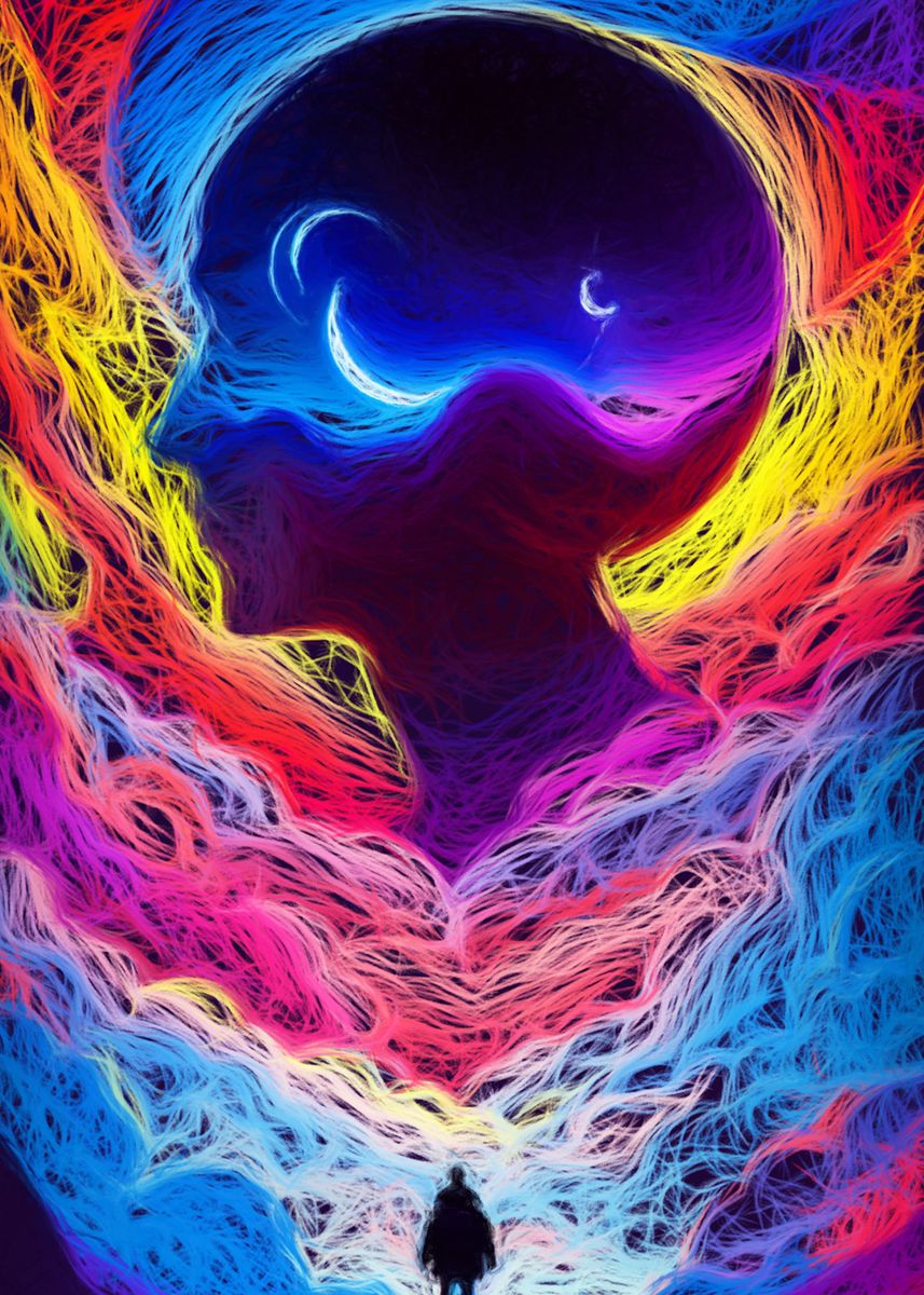 'Overwhelming Love Emotions' Poster, picture, metal print, paint by ...