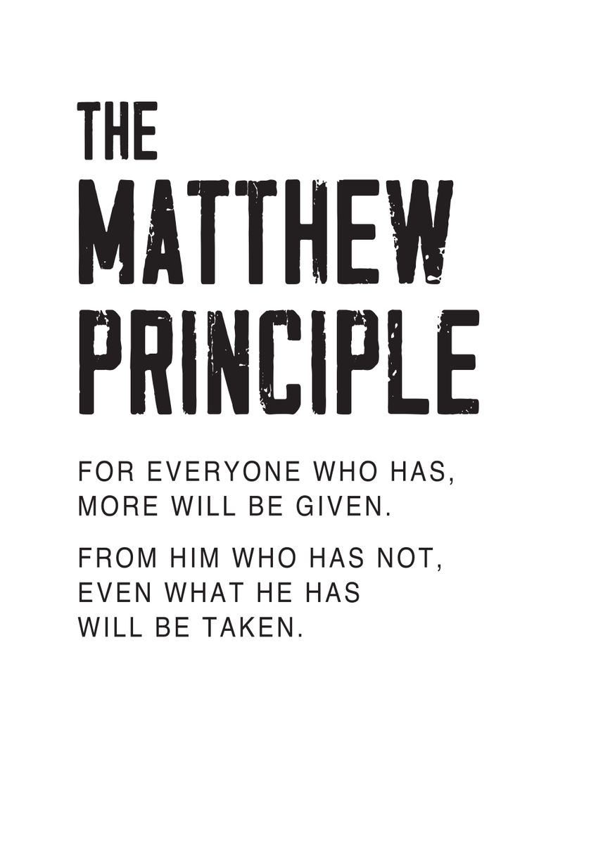 'Matthew Principle Gospel' Poster, picture, metal print, paint by Pong ...